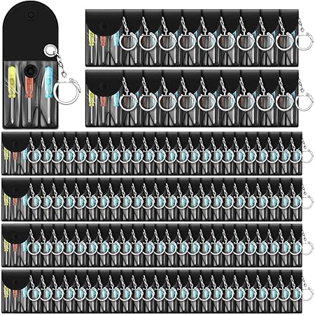 Amazon.com: 24 Pcs Mini Screwdriver Keychain Set Includes 12 Mini ...