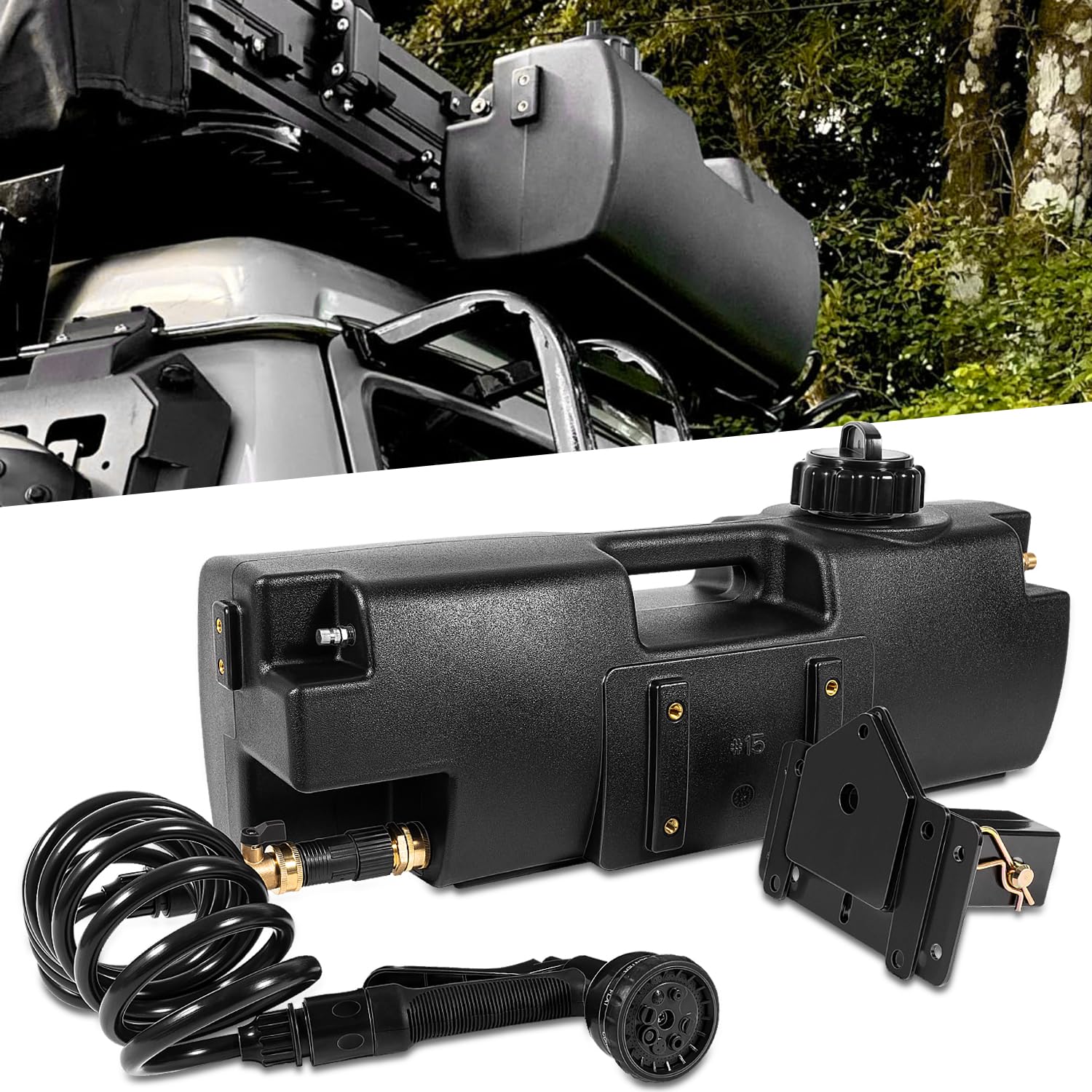 Pressurized Water Tank Camping 8 Gallonl,Overland Water Tank With Air ...