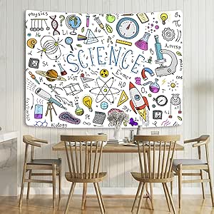 Amazon.com: Education Science Tapestry Physics Mathematics Chemistry ...