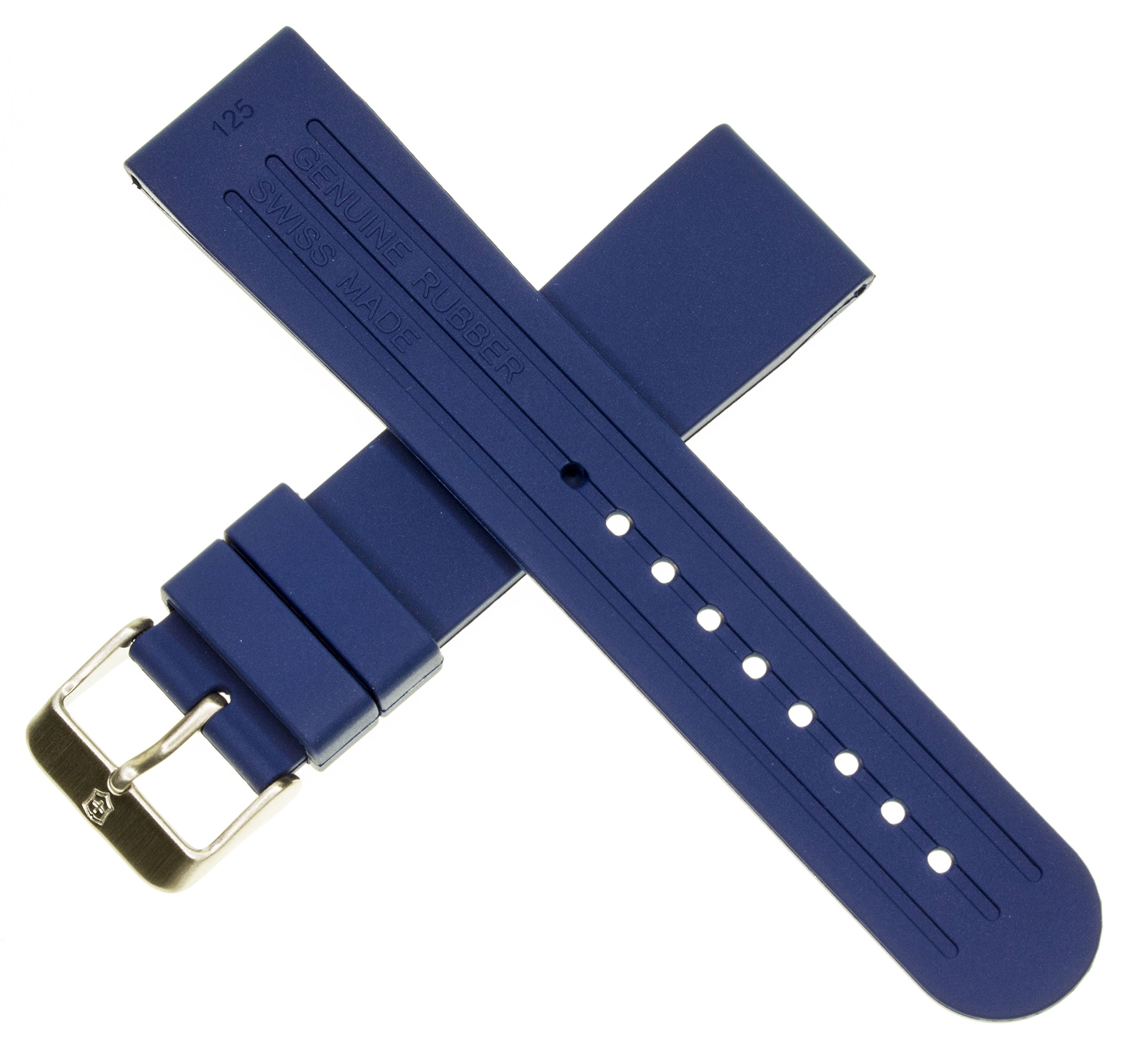 Genuine Victorinox Swiss Army Maverick Dive Blue Rubber Strap Diver ...