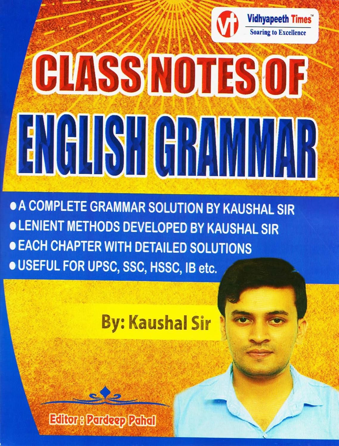 Buy Class Notes Of English Grammer For UPSC,SSC,HSSC,IB etc. Book ...
