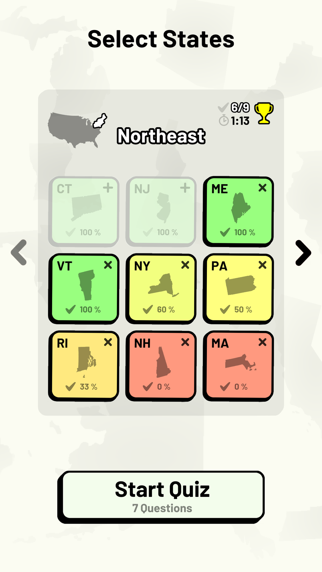US States Quiz:Amazon.in:Appstore for Android