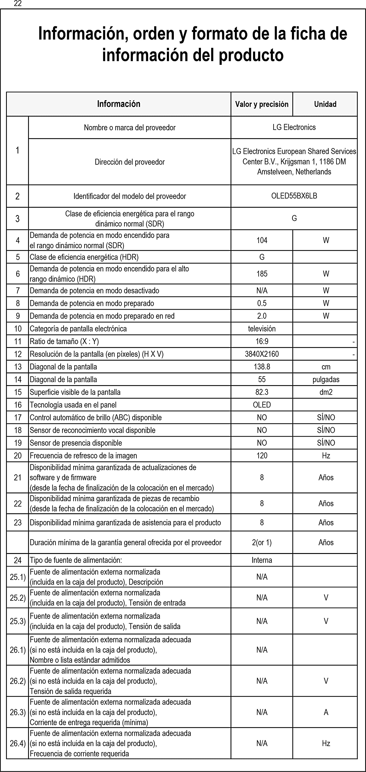 LG 50UR91006LA 50", 4K UHD, Smart TV, HDR10, webOS23, Serie 91 ...