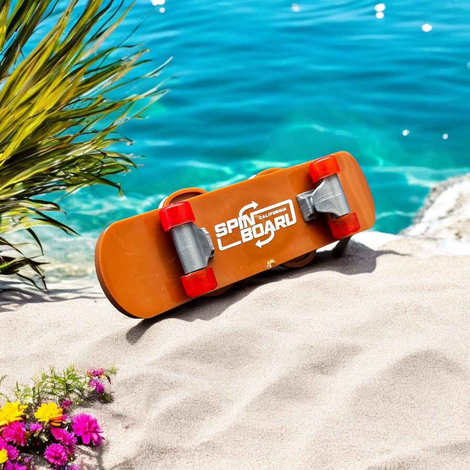 Amazon.com: California Fidget Spinner Skateboard (Brown) : Toys & Games