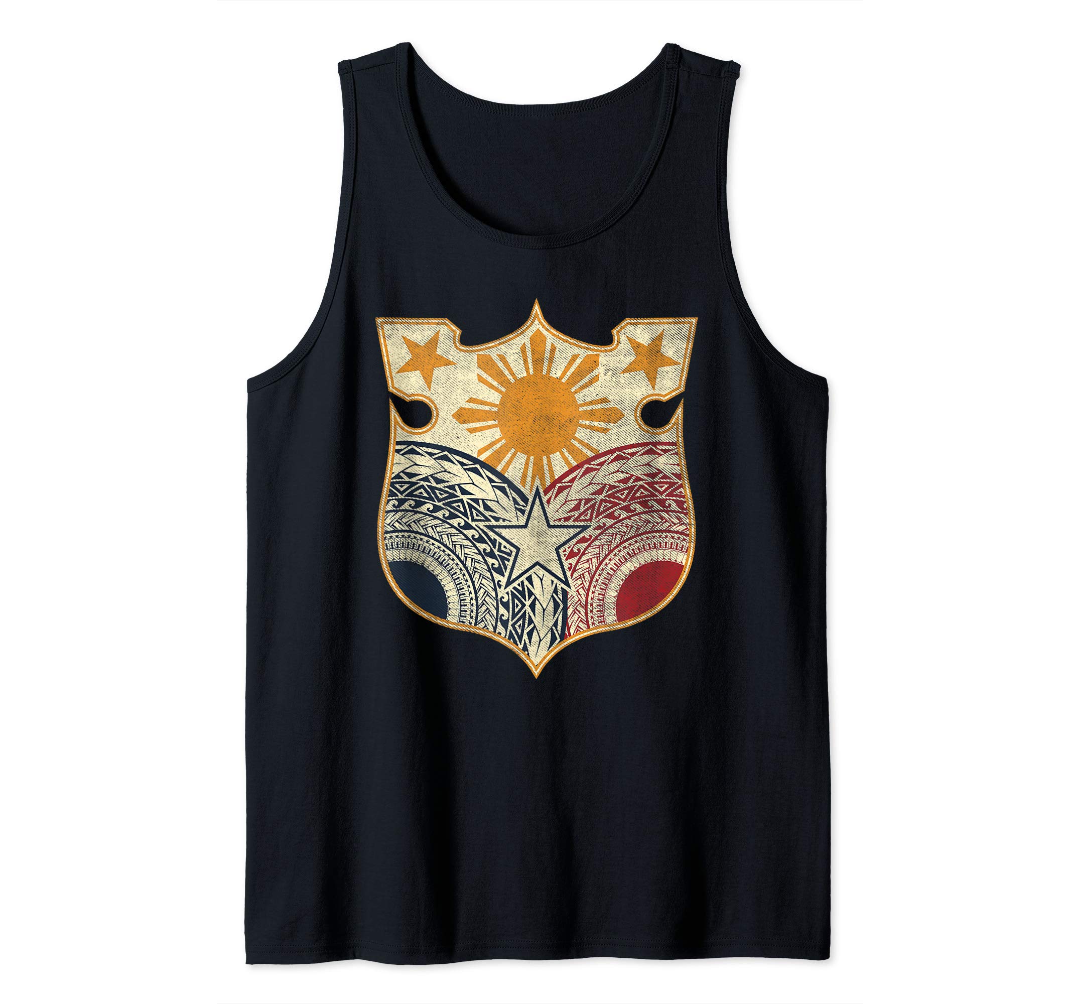 Amazon.com: Tribal Filipino Heritage Tank Top - Vintage Filipino flag ...