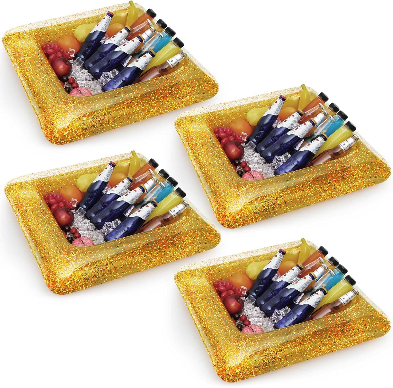 Amazon.com | meekoo 4 Pieces 25 x 25 Inch Inflatable Buffett Cooler ...