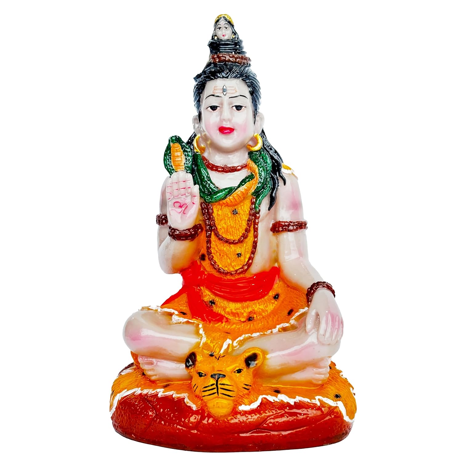 Buy Handcrafted Shiva Idol for Home Decor, Gift & Puja: Sitting Lord ...