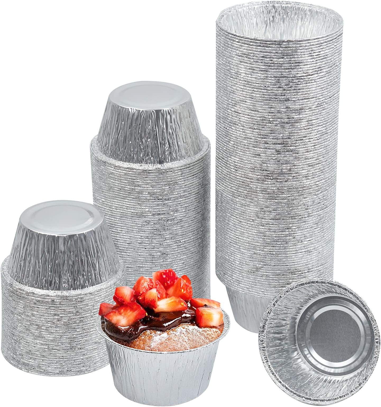 Amazon.com: Baking Cups Cupcake Liner, 100 Pack Aluminum Foil Cupcake ...