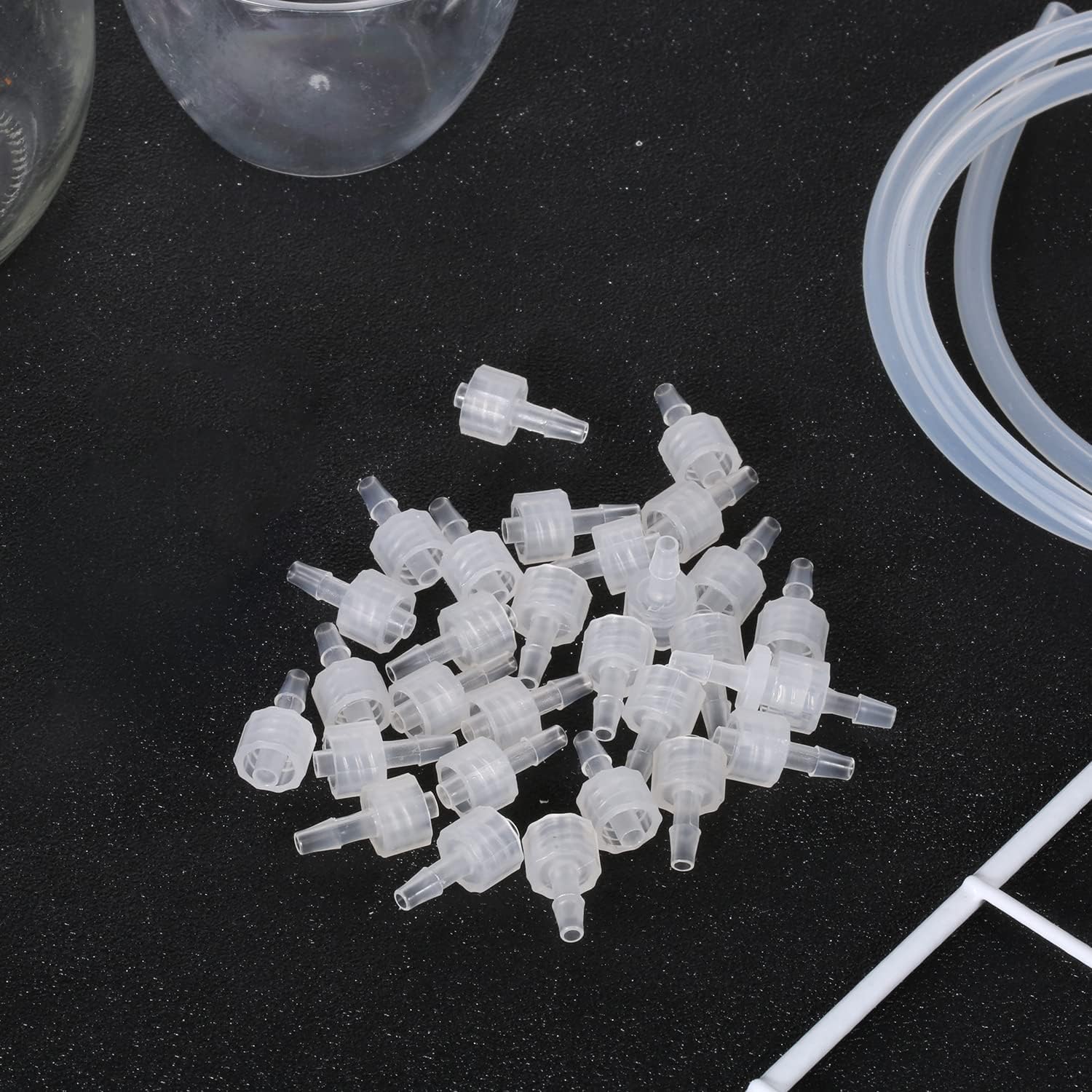 AIEX 30pcs Syringe Coupler Adapter, Clear Male Luer Syringe Lock 1/8 ...