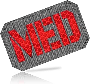 Amazon.com: TAC5TAC Tactical Medic Patches Morale IR Infrared Med Patch ...