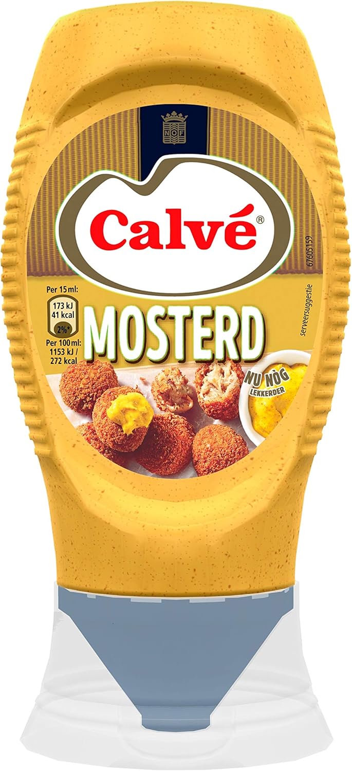 Calvé Squeeze Sauce Mustard 250 ml - Makes Your Meal Complete : Amazon ...