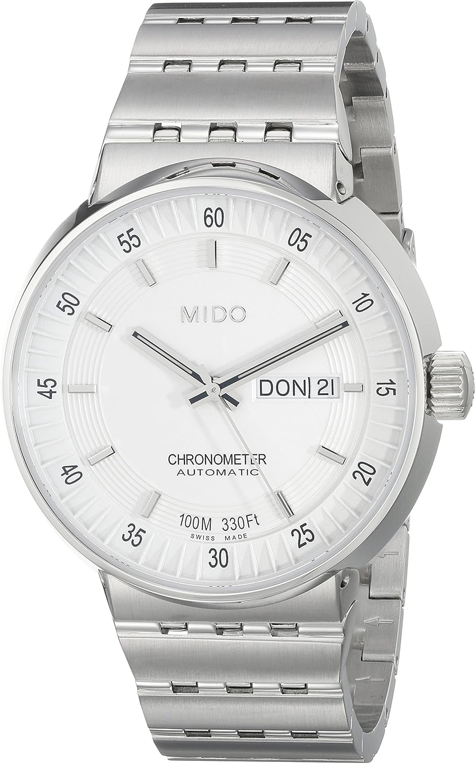 Amazon.com: Mido Men's MIDO-M83404B111 All Dial Analog Display Swiss ...
