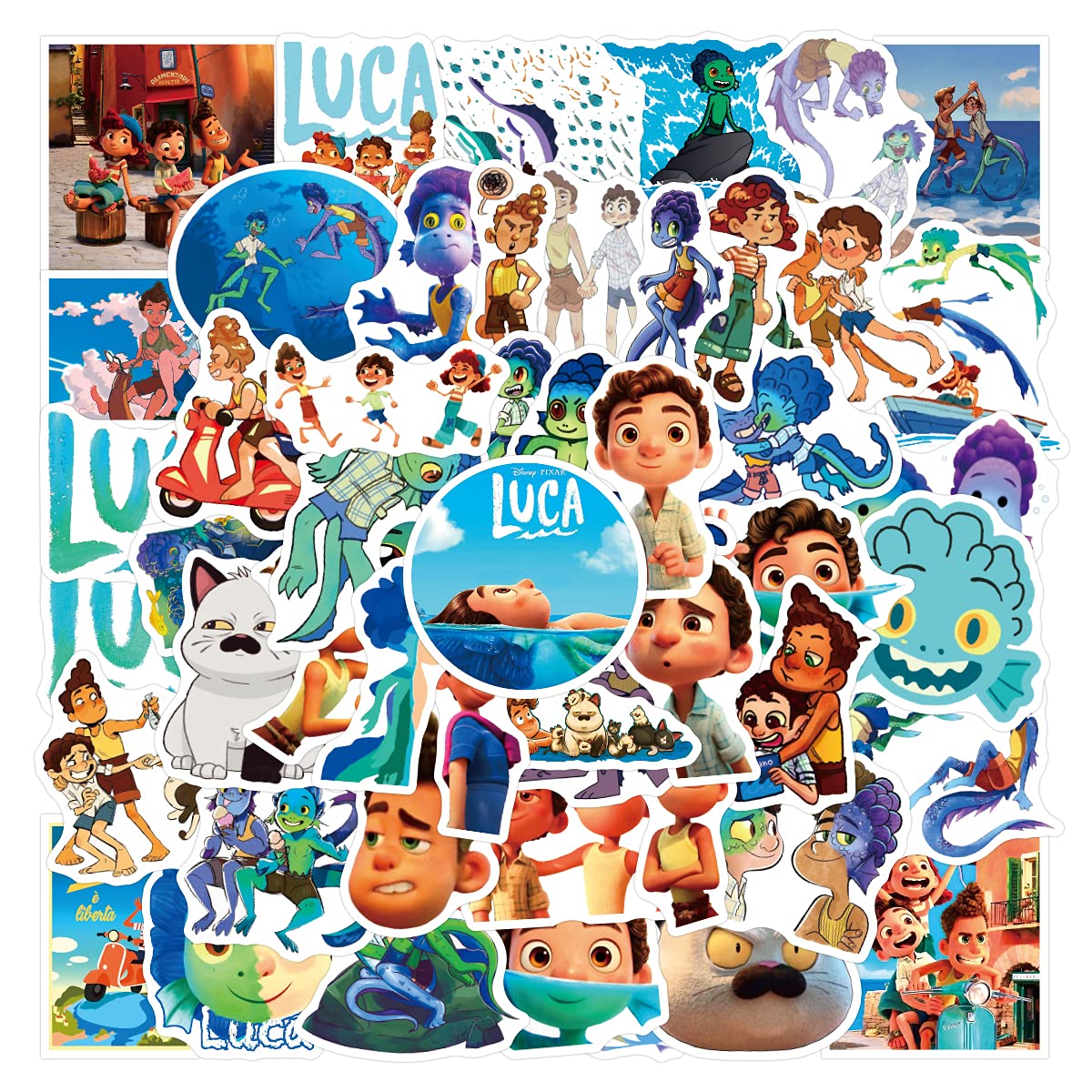 Luca Alberto Sticker 53pcs Vinyl Waterproof Stickers Decals For Laptop ...