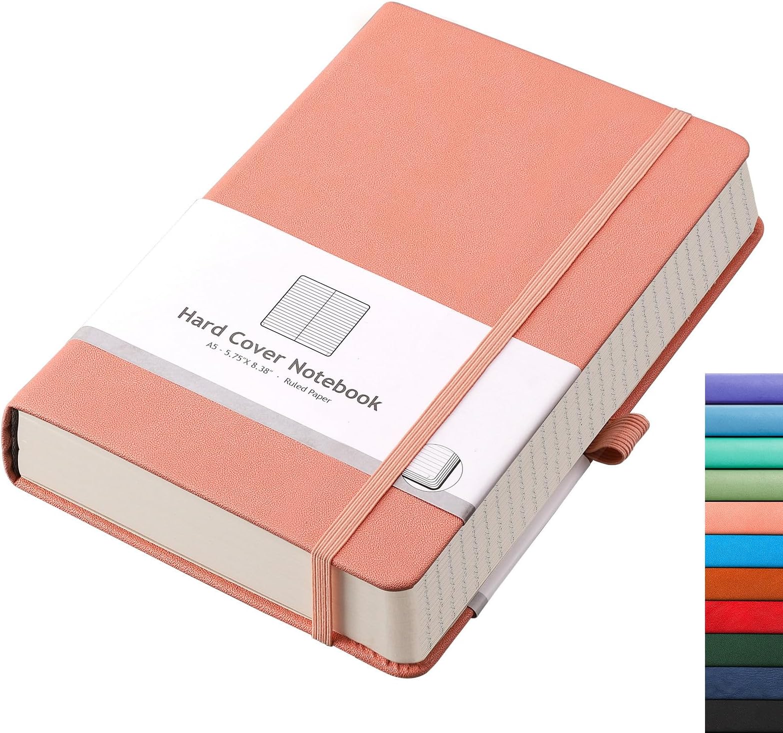 Amazon.com : MGGAO 320 Numbered Pages College Ruled Journal Notebook ...