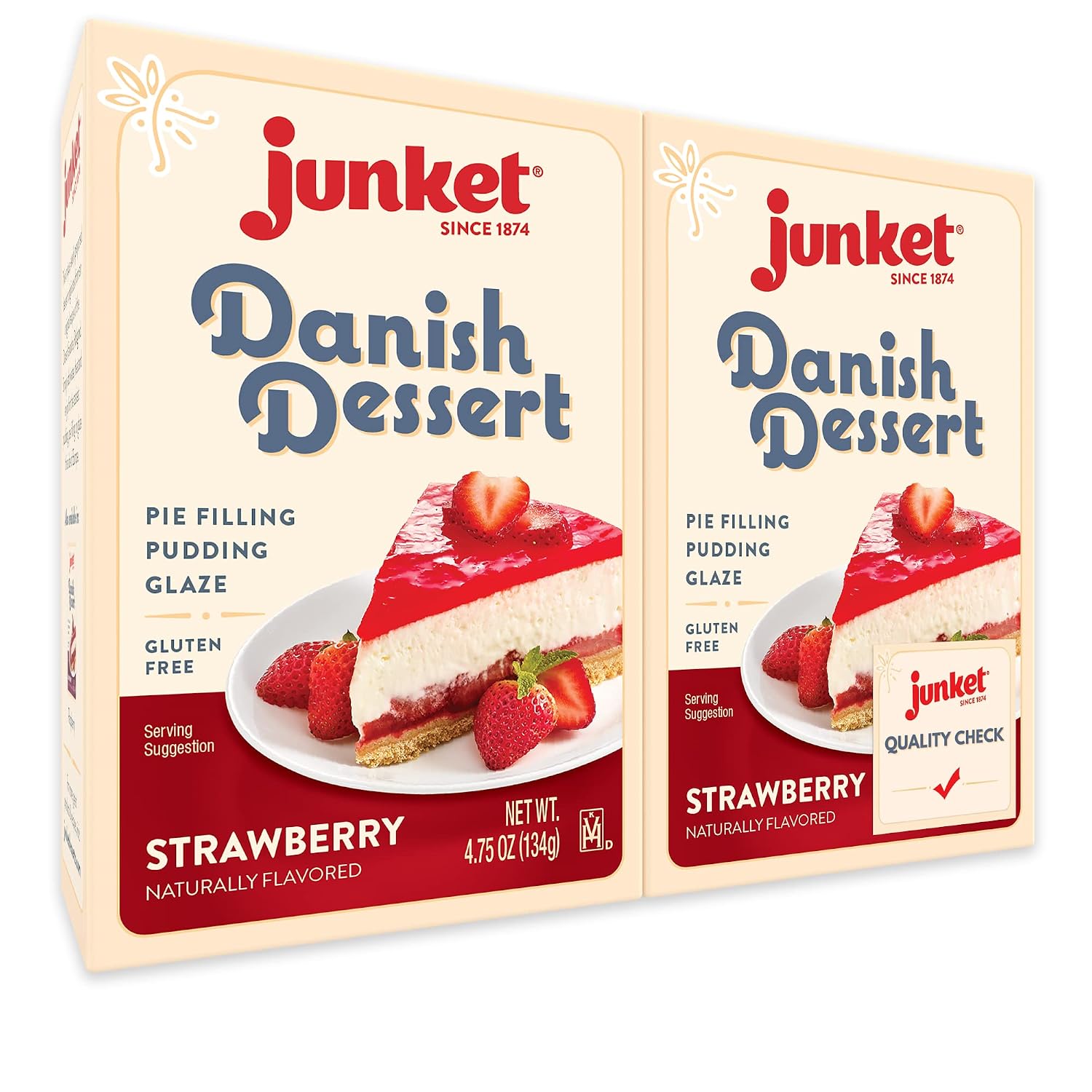 Junket Danish Dessert Strawberry Mix - for Strawberry Pie Filling ...