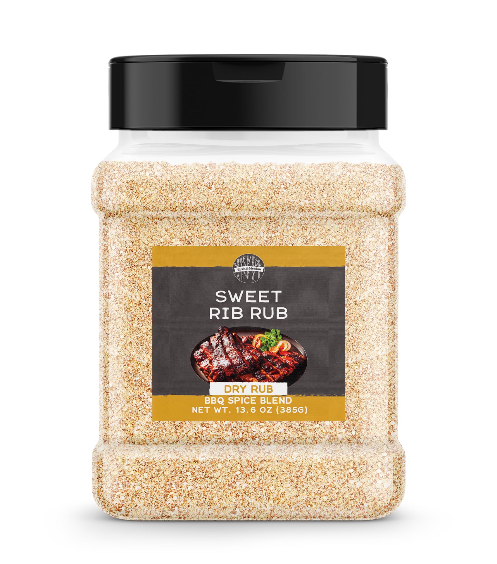 Amazon.com : Birch & Meadow Sweet Rib Rub, 13.6 oz, Sweet & Tangy ...