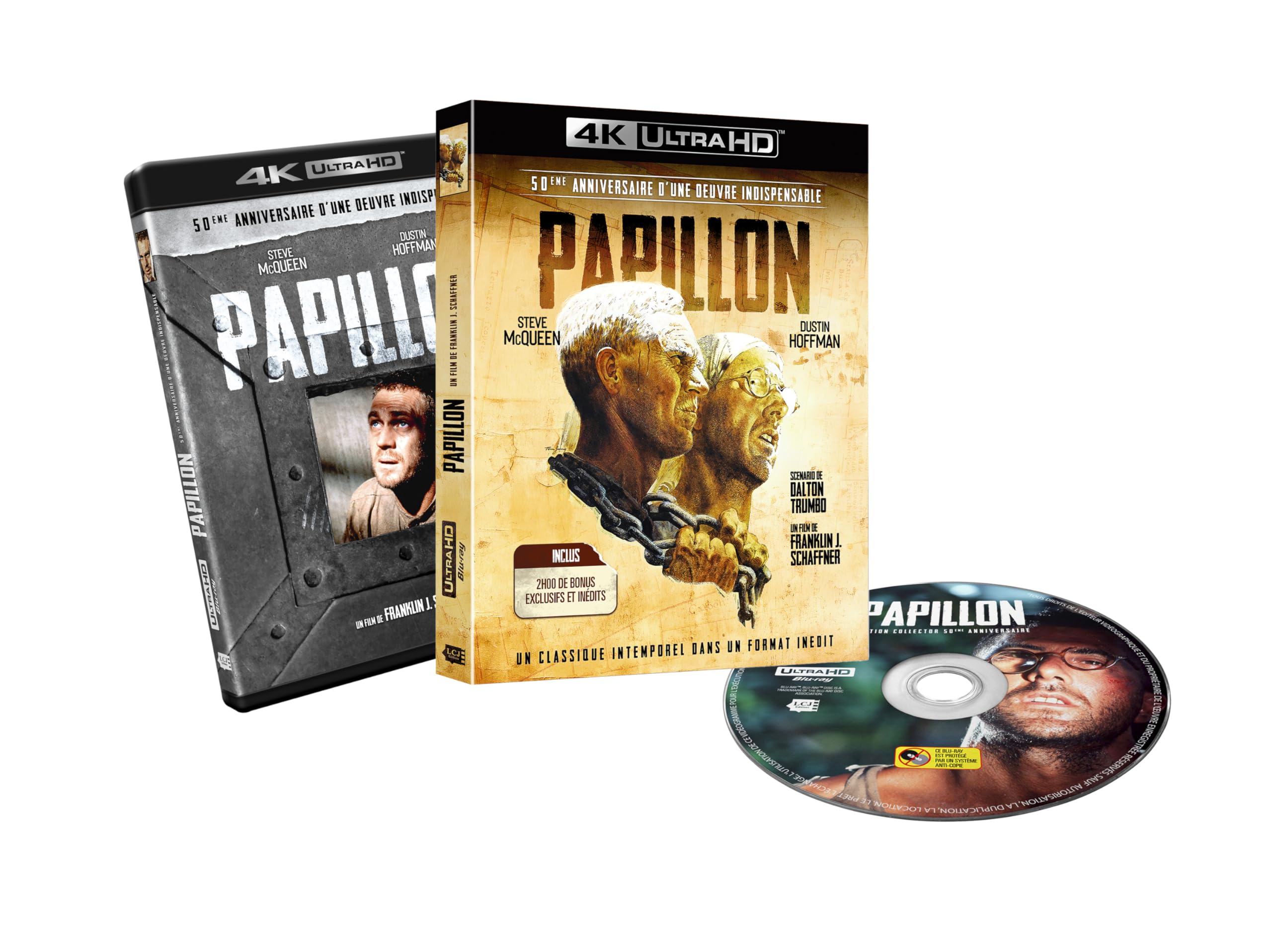Papillon [4K Ultra HD-50ème Anniversaire]: Amazon.fr: Steve McQueen (I ...