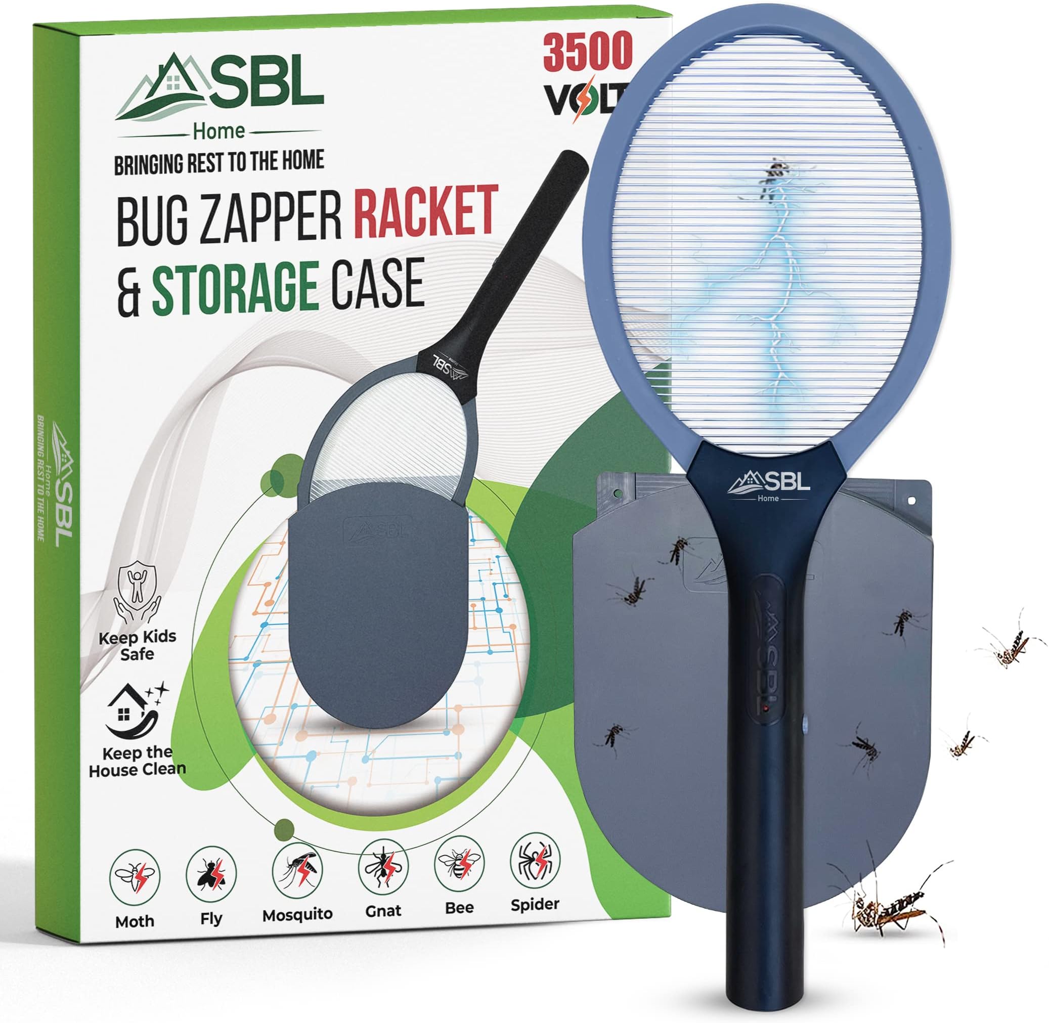 Amazon.com : Bug Zapper - Electric Fly Swatter - Mosquito Zapper Killer ...