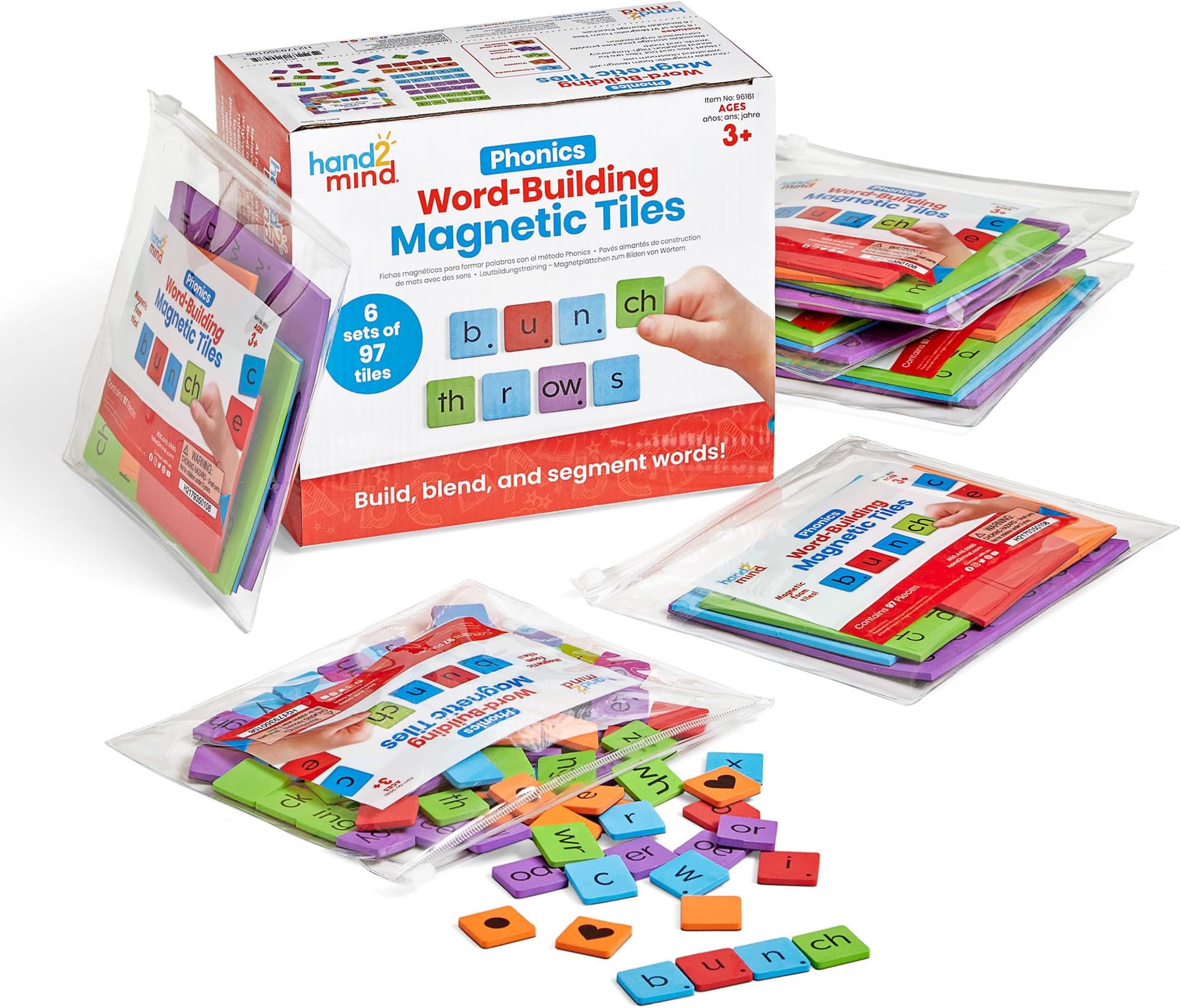 Amazon.com: Primary Concepts AA1421 Magnetic Alphabet Tiles for Grades ...