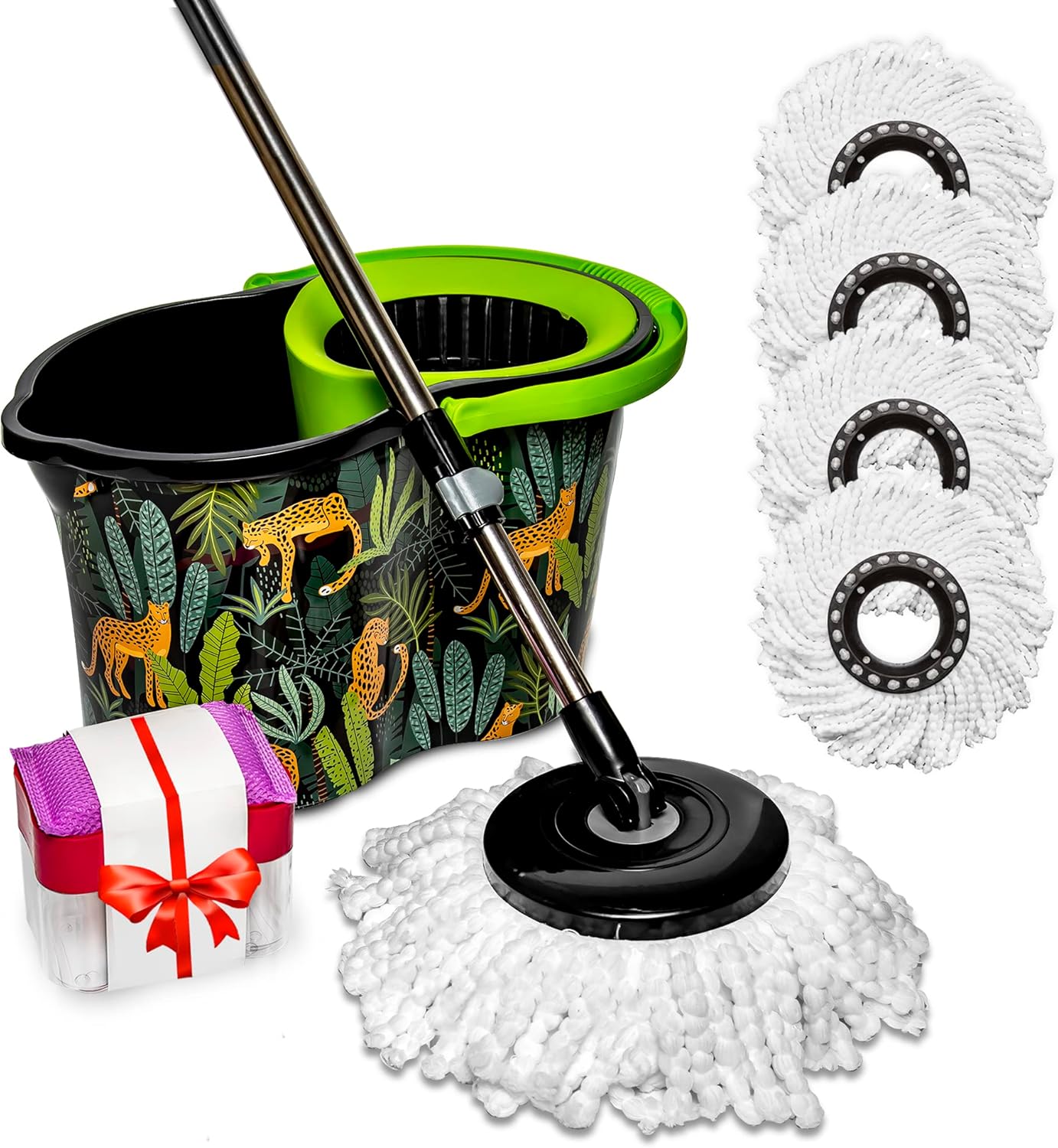 Amazon.com: Efficient and Durable 360° Rotatable Mop and Bucket with ...