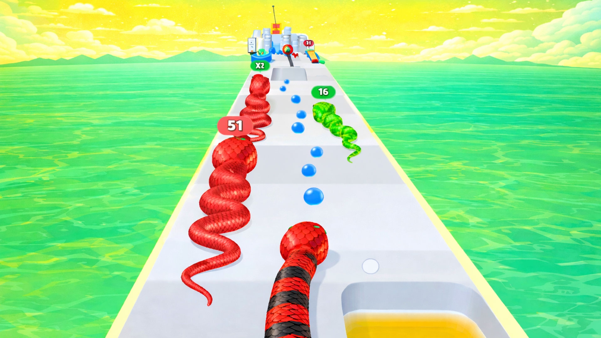 Snake Worms Eater Race Game 3D: Hungry Snake Clash Battle Simulator ...