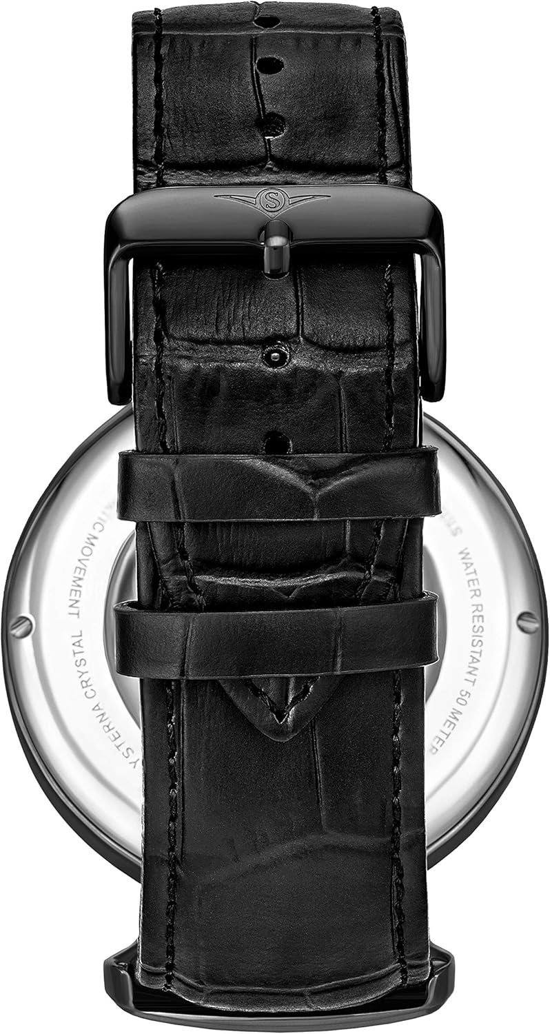 St hrling Original Herren Skelettuhr Zifferblatt Automatikuhr Mit st-hrling-original-herren-skelettuhr-zifferblatt-automatikuhr-mit
