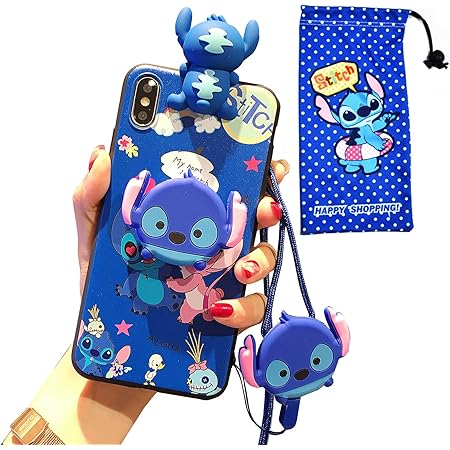 Amazon.com: FINDWORLD Cases for iPhone XR Case, Lilo Stitch Cute 3D ...