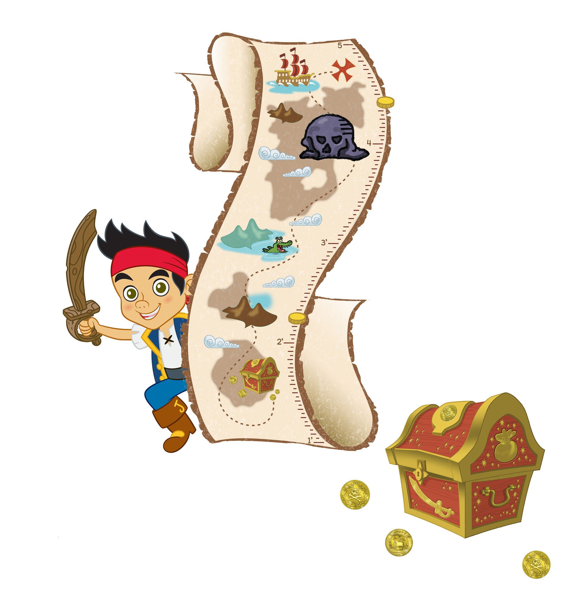 Jake And The Neverland Pirates Characters Clipart