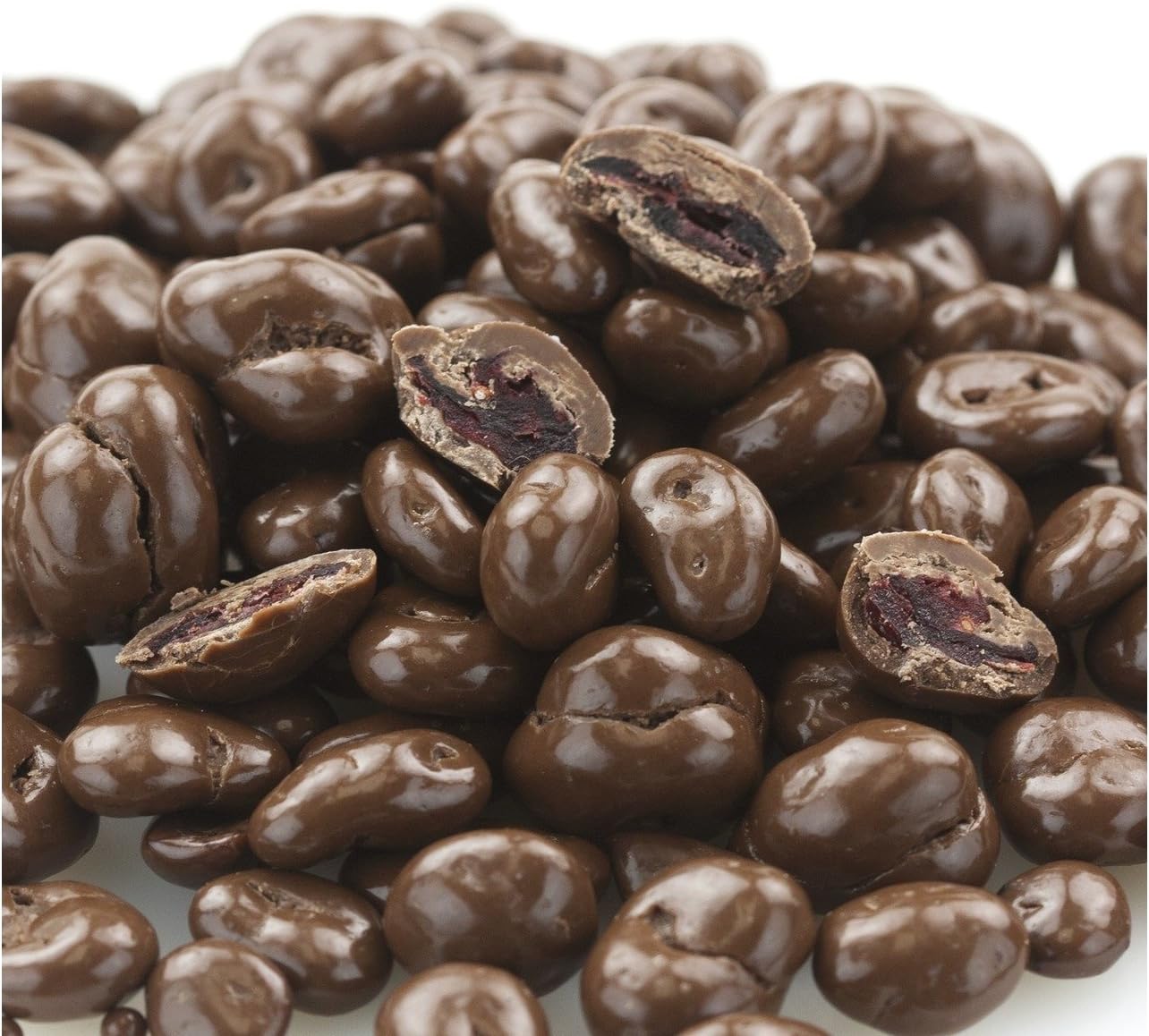 Amazon.com : Dark Chocolate Covered Cranberries 1 Pound Bag : Candy And ...