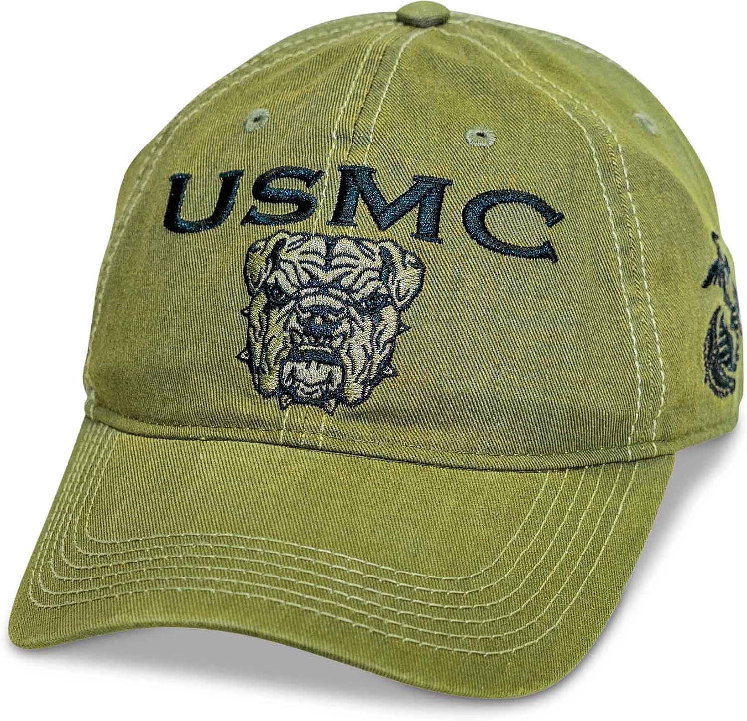 USMC Bulldog Trucker Hat - Snapback - Mens Baseball Cap - Official ...