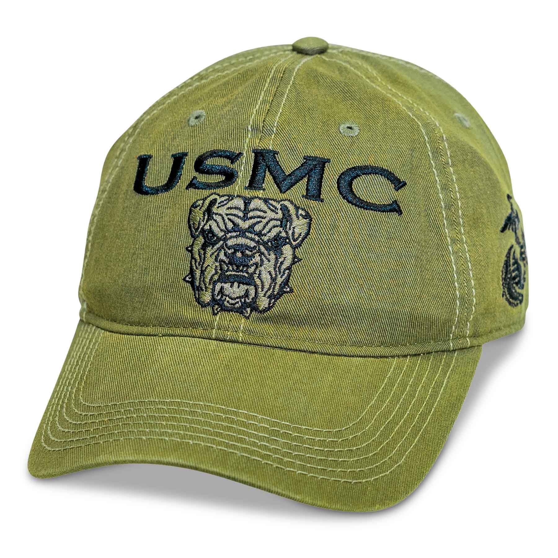 USMC Bulldog Trucker Hat - Snapback - Mens Baseball Cap - Official ...