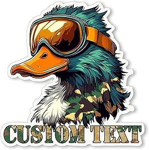 Amazon.com - Personalized Camo Mullet Duck Sticker, Funny Hunting ...