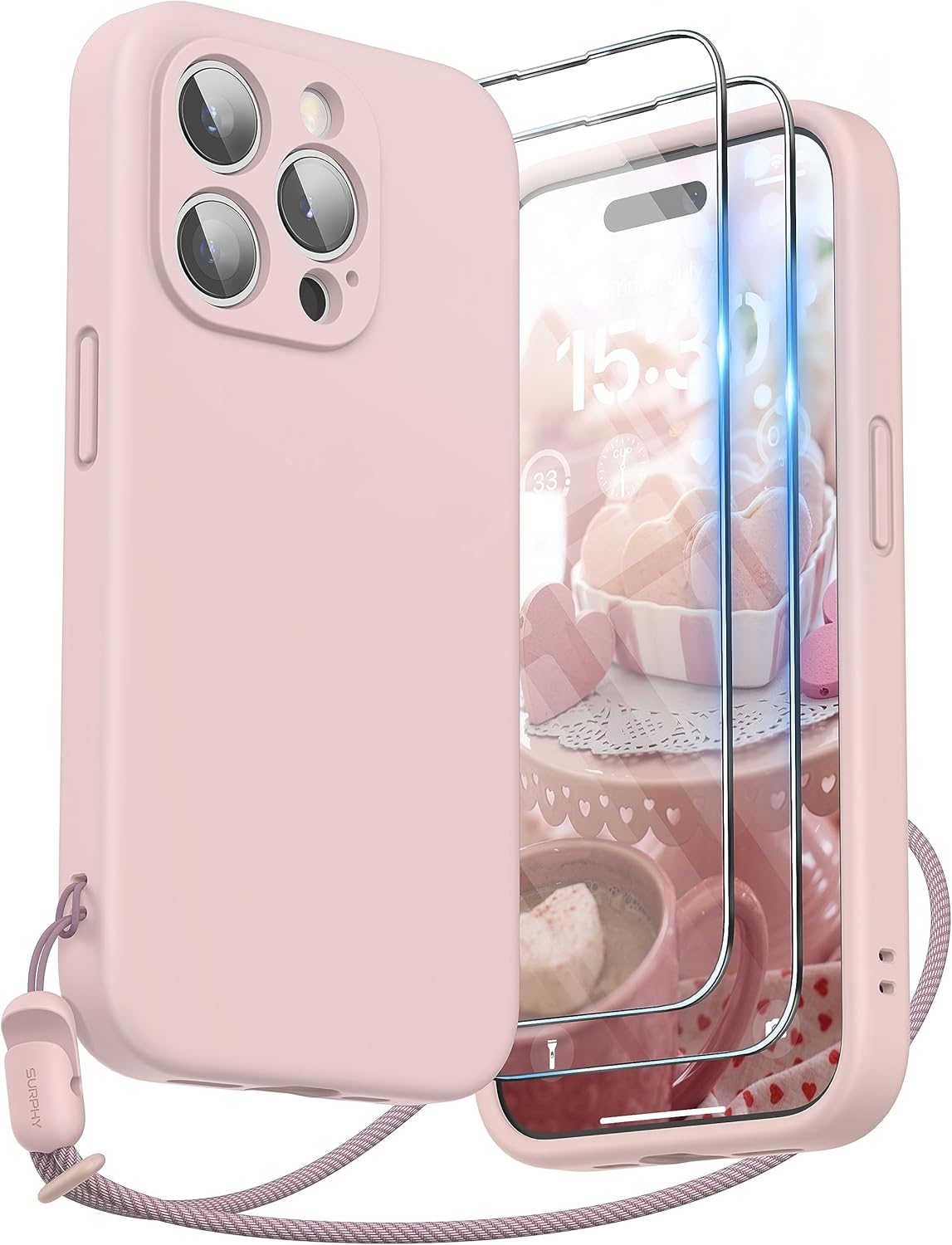 SURPHY Designed for iPhone 15 Pro Max Case 6.7 inch (2023), with Camera ...