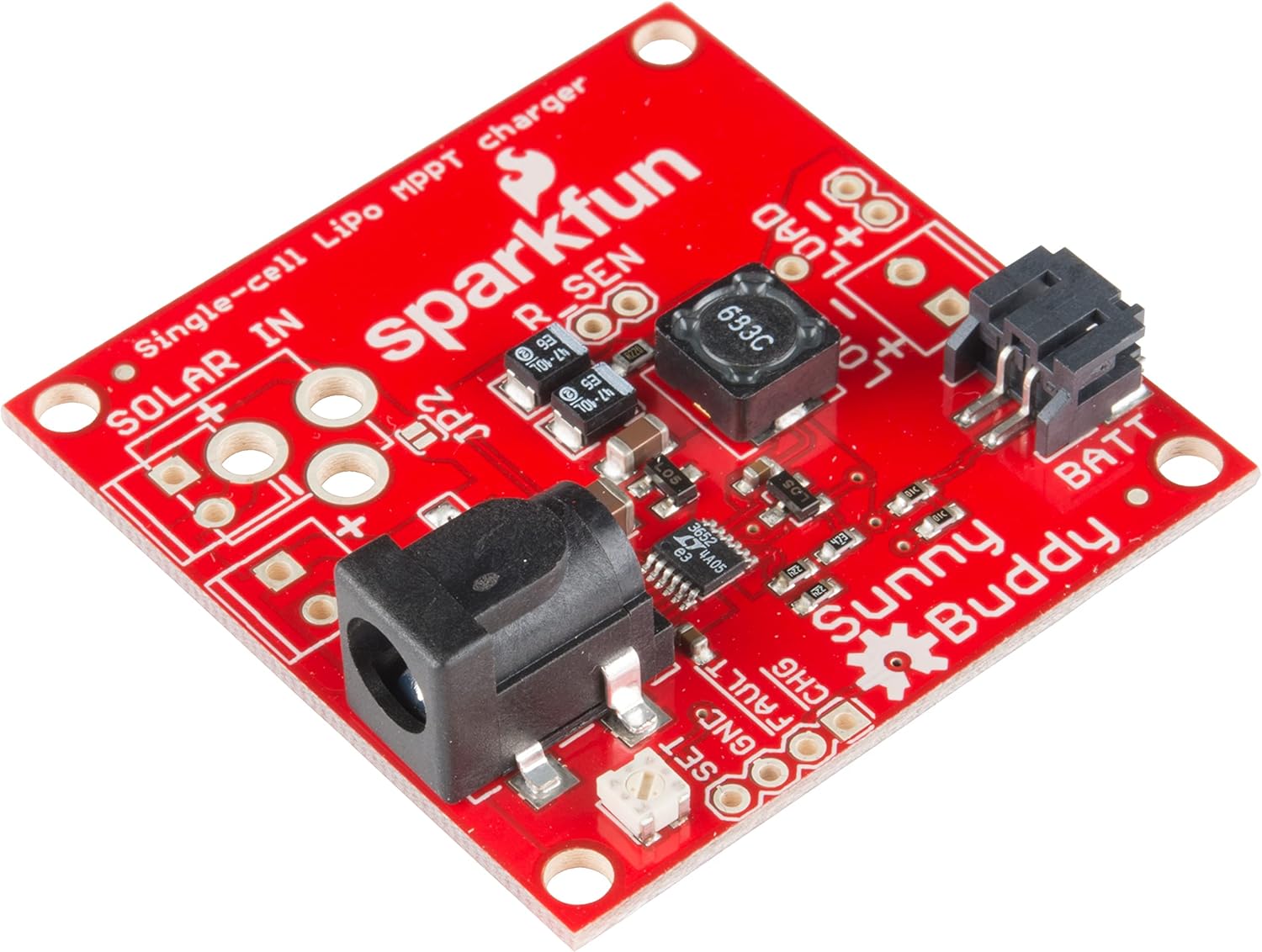 Amazon.co.jp: SparkFun Sunny Buddy - MPPTソーラーチャージャー (MPPT) ソーラーチャージャー ...