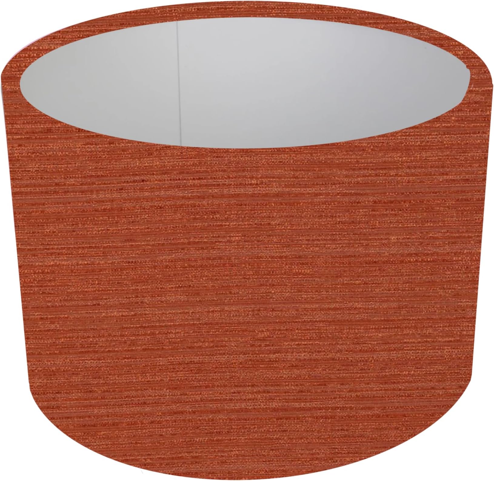 Kushade 16" (40cm) Fine Chenille Rust/Burnt Orange Lampshade/Table Lamp ...