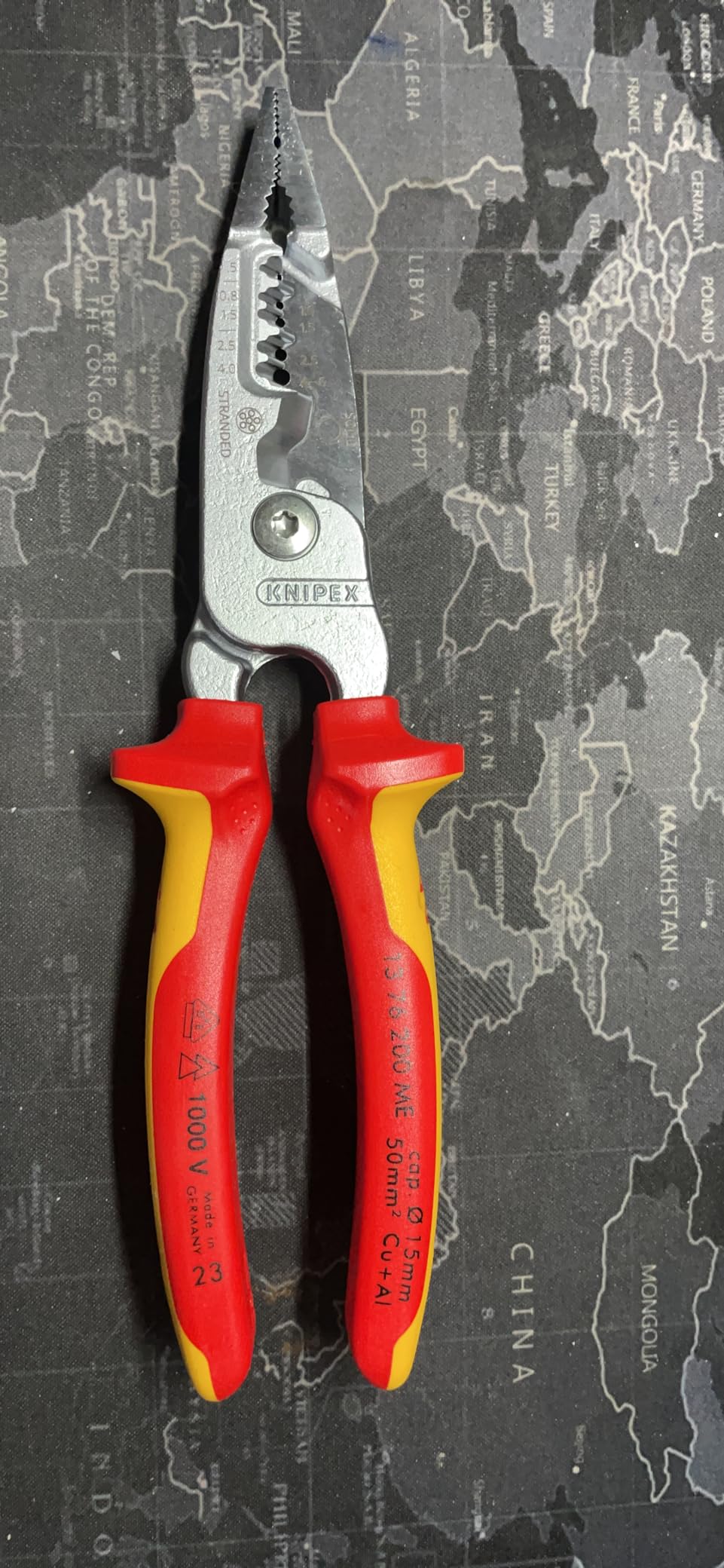 Knipex 13 76 200 ME WireStripper Metric Electrician's Wire Plier with ...