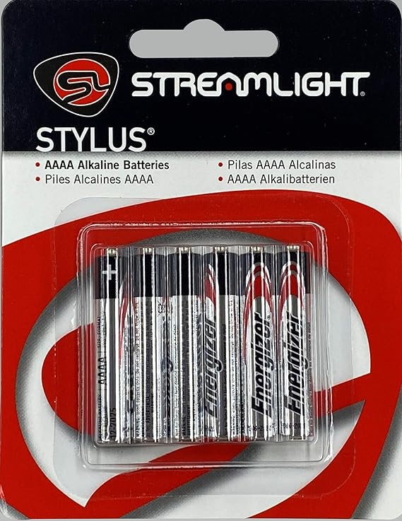 Amazon.com: Streamlight 65030 Stylus AAAA Replacement Batteries, 6-Pack ...