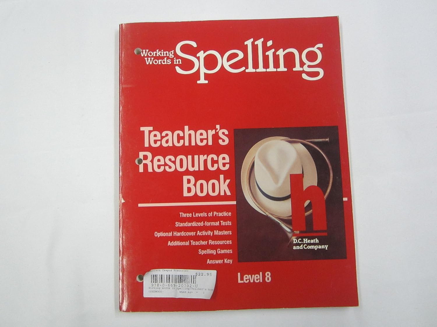 Working Words in Spelling (Teacher's Resource Book, Level 8): D. C ...