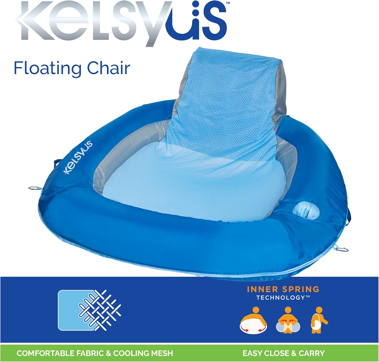 Kelsyus Spring Float Pool Lounger Chair – Yaxa Colombia
