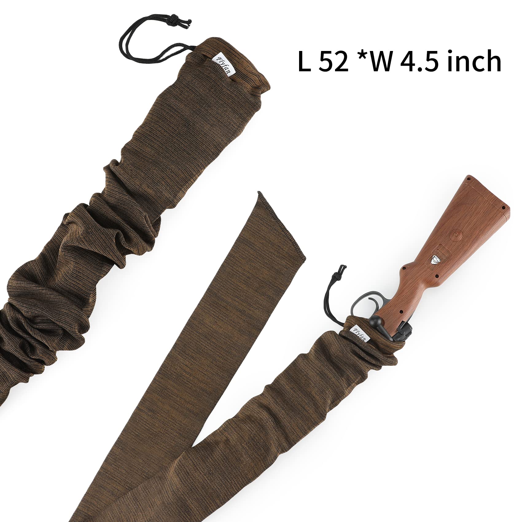 Snapklik.com : Gun Sock 4 Pack, Silicone Treated Knit 52 X 4.5 Inches ...
