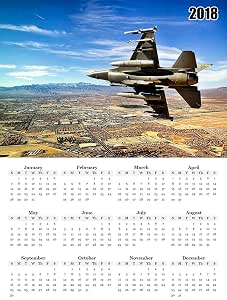 Amazon.com: 2018 Calendar Poster US Military Air Force Calendar Poster ...