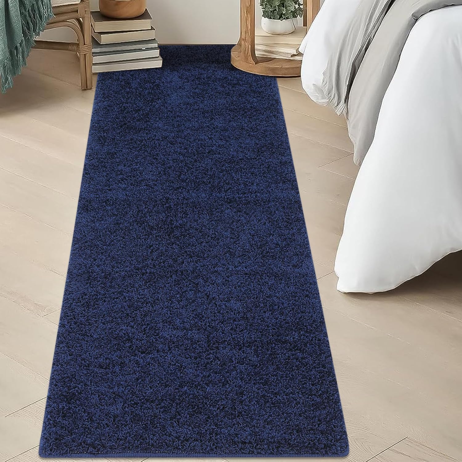 Amazon.com: Fashionwu Blue Runner Rugs for Hallway Entryway Rugs Non ...