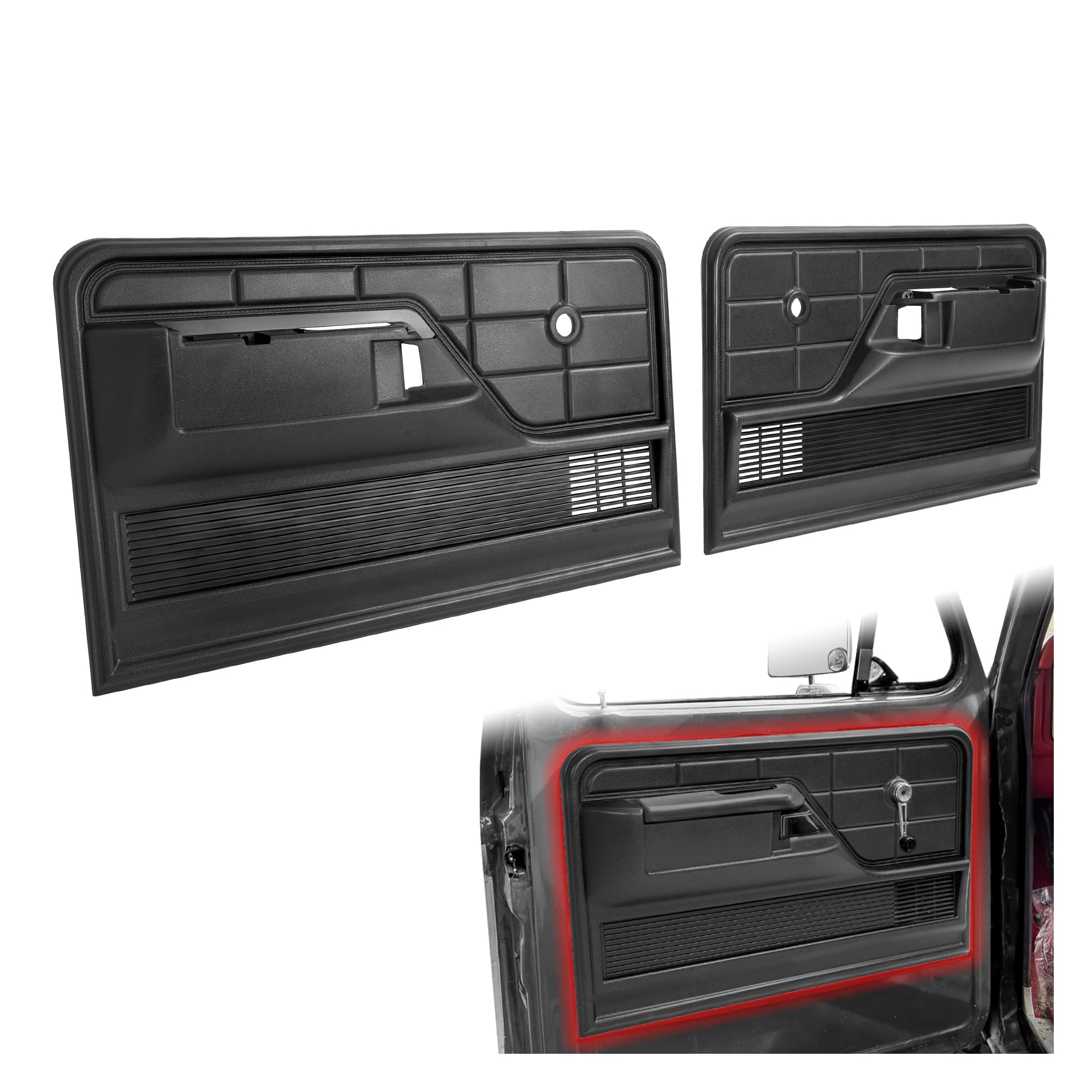 1979 Ford F 150 Door Panels 73 79 Door Panel Map Pockets Ford F150