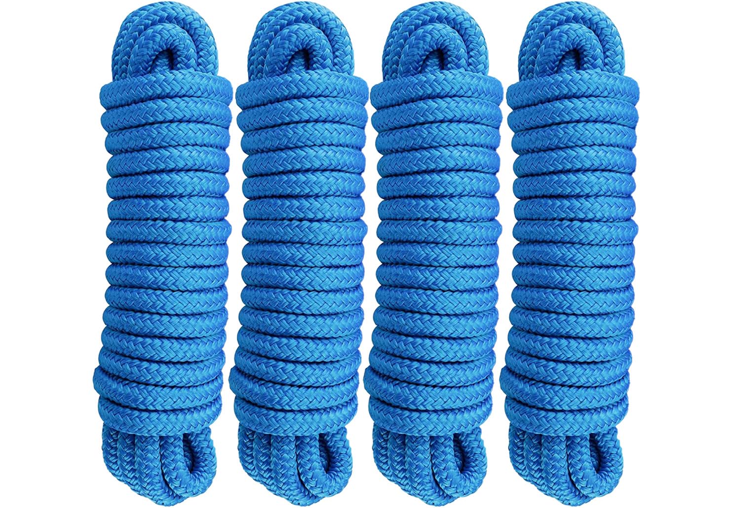 Snapklik.com : Amarine Made Dock Lines, 4 Pack Of Boat Dock Lines 1/2 X ...