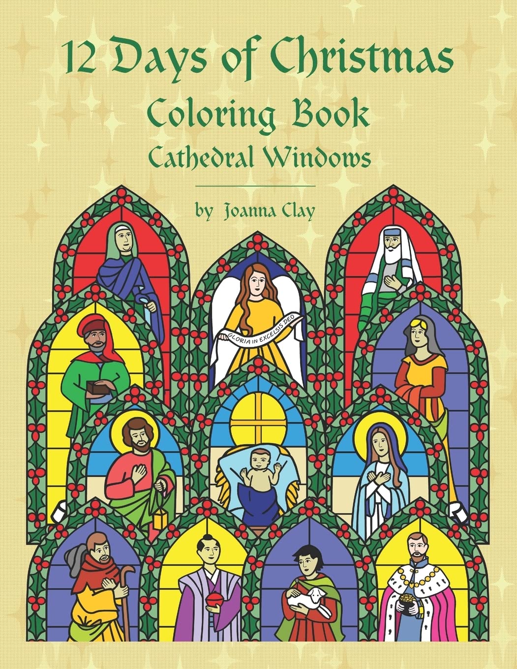 Amazon.com: Twelve Days of Christmas Coloring Book (Cathedral Windows ...