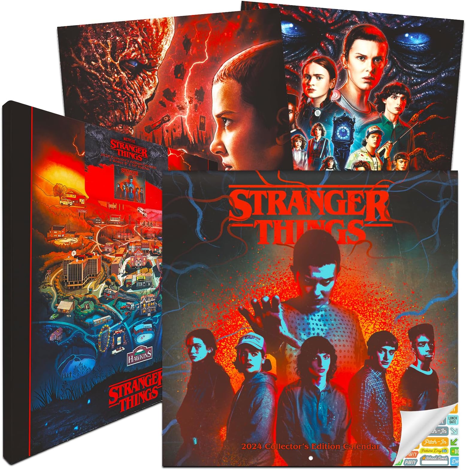 Stranger Things Calendar 2024 - Deluxe 2024 Stranger Things Collectors ...