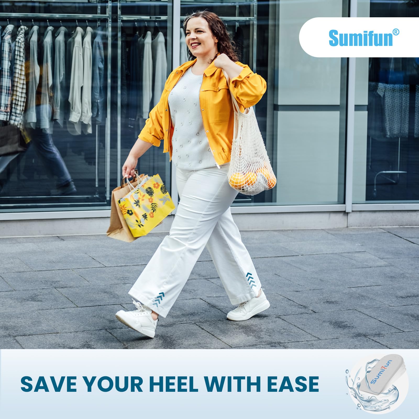 Snapklik.com : Sumifun Adjustable Orthopedic Heel Lift - 2 Layer Shoe ...