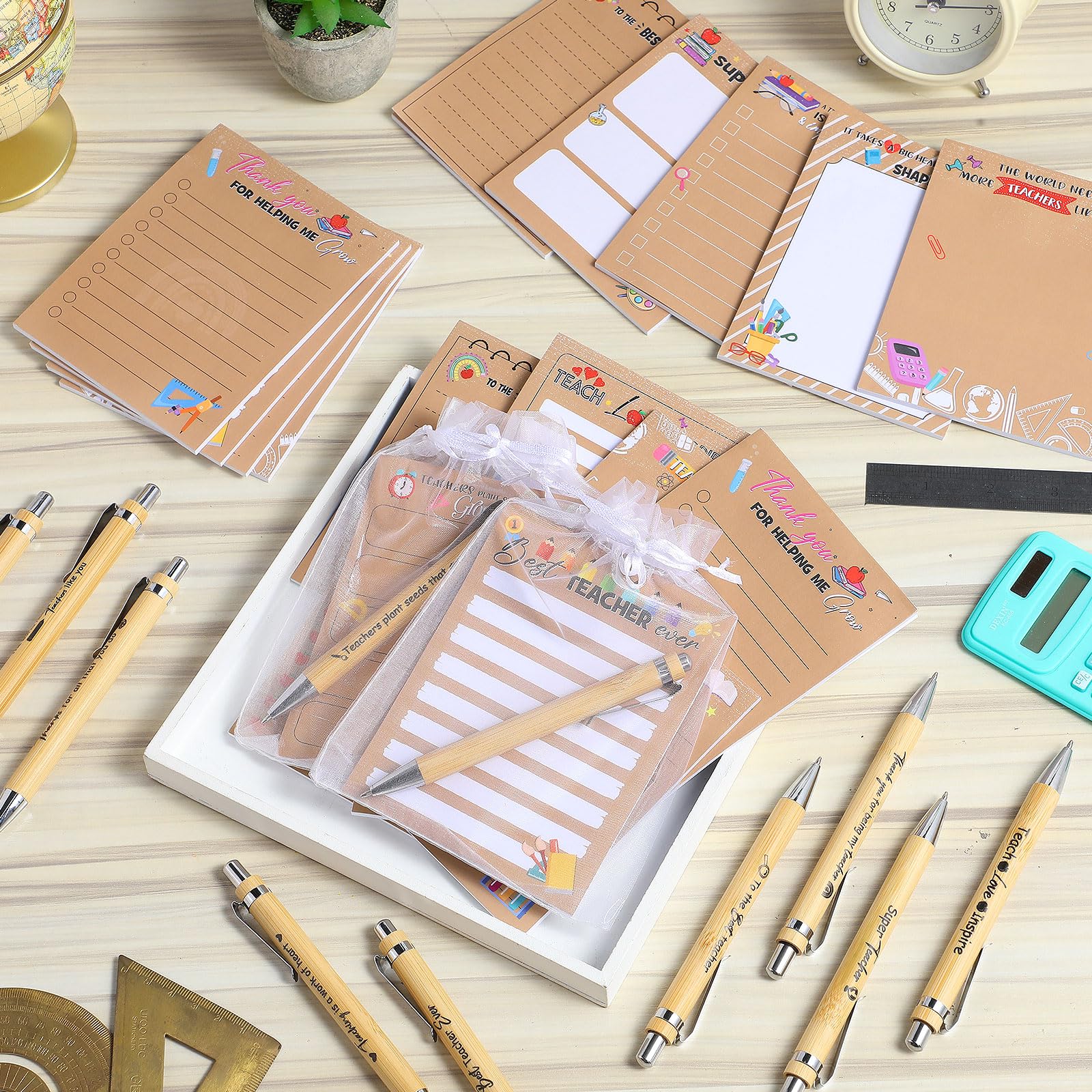 Snapklik.com : 108 Pcs Teacher Sticky Notes And Pens Teacher ...