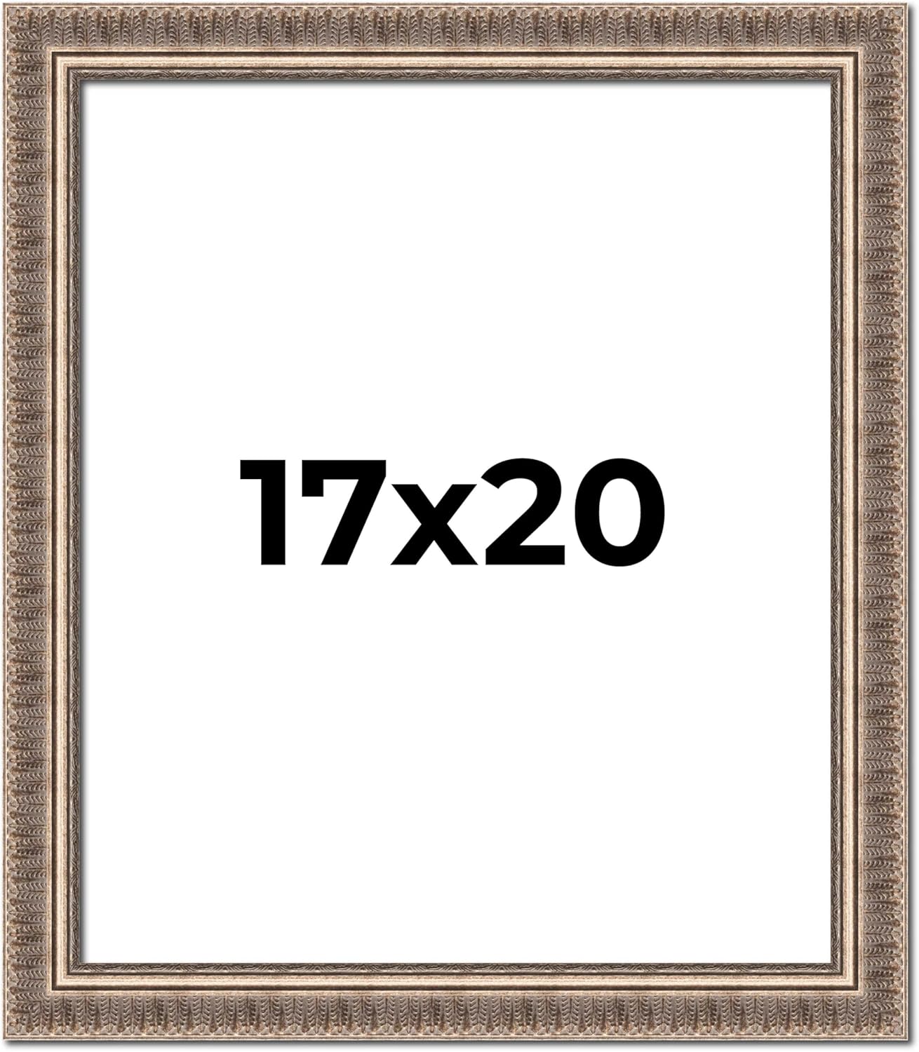 Amazon.com - 17x20 Frame Silver Harvest Ornate Pewter Solid Wood ...