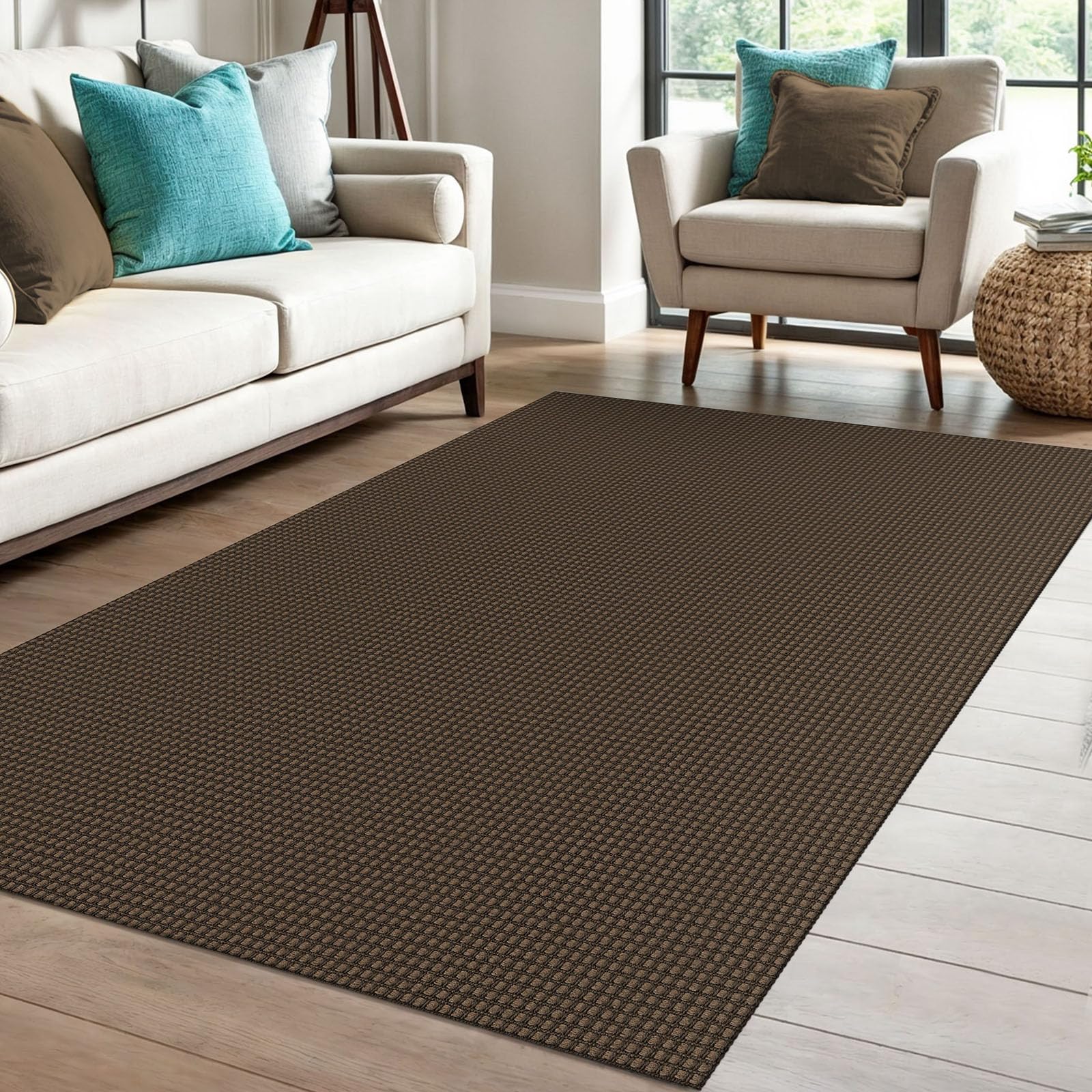 Amazon.com: IOHOUZE Washable Area Rug 4'x6' Non Slip Rubber Backed ...